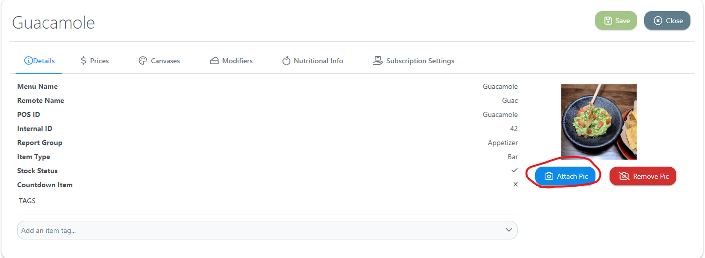 Adding an Image to Command Center (Focus) – Alpha